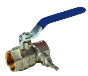 IN-LINE VALVE WITH BALL SHUT-OFF HANDLE + H-H DRAIN VALVE ...