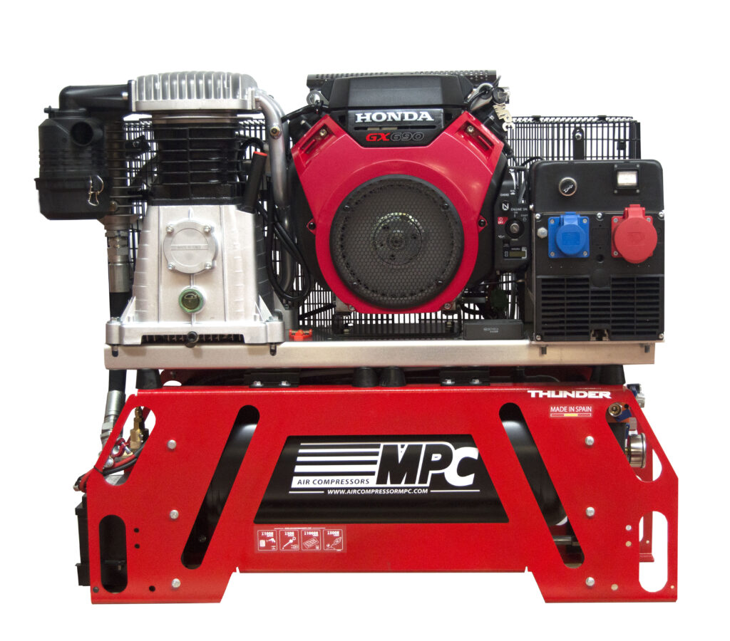 THUNDER 275 THREE-PHASE MOTOR COMPRESSOR (50 L) - aircompressormpc